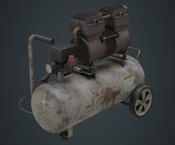 ArtStation - Air Compressor 3B | Game Assets