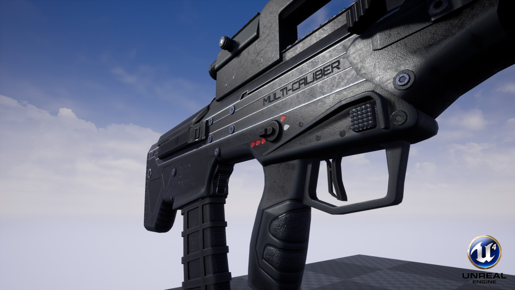 ArtStation - Modular Bullpup Rifle- Standard Variant | Resources