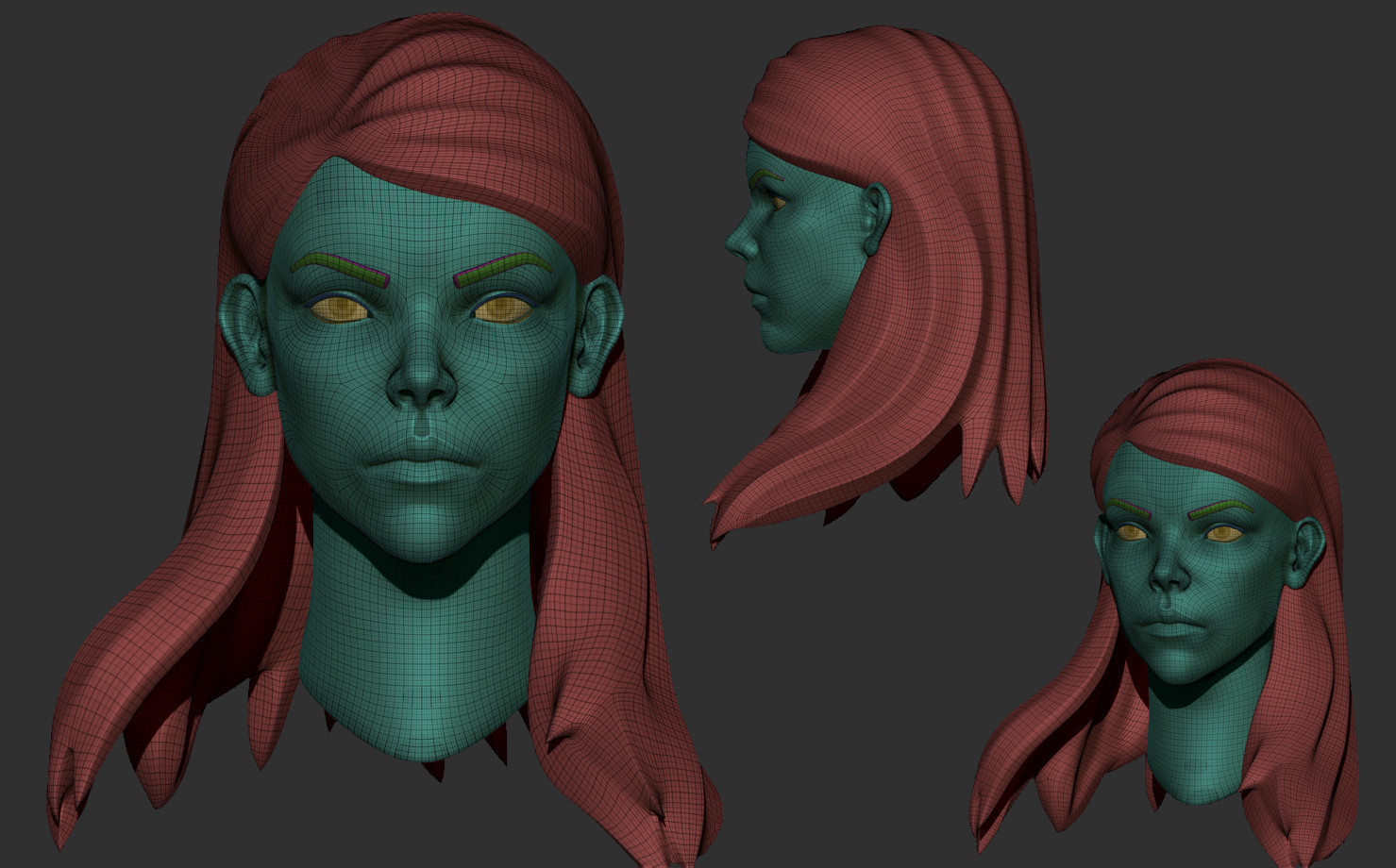 ArtStation - Female Head Sketch | Resources