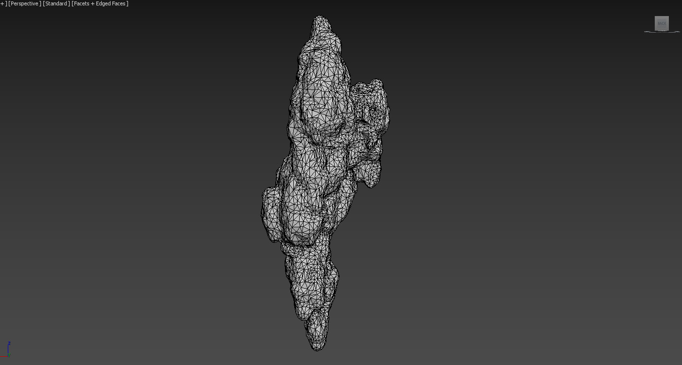 ArtStation - Low poly Brown Stalactite Cave Rock Modular Pack C 200221 ...