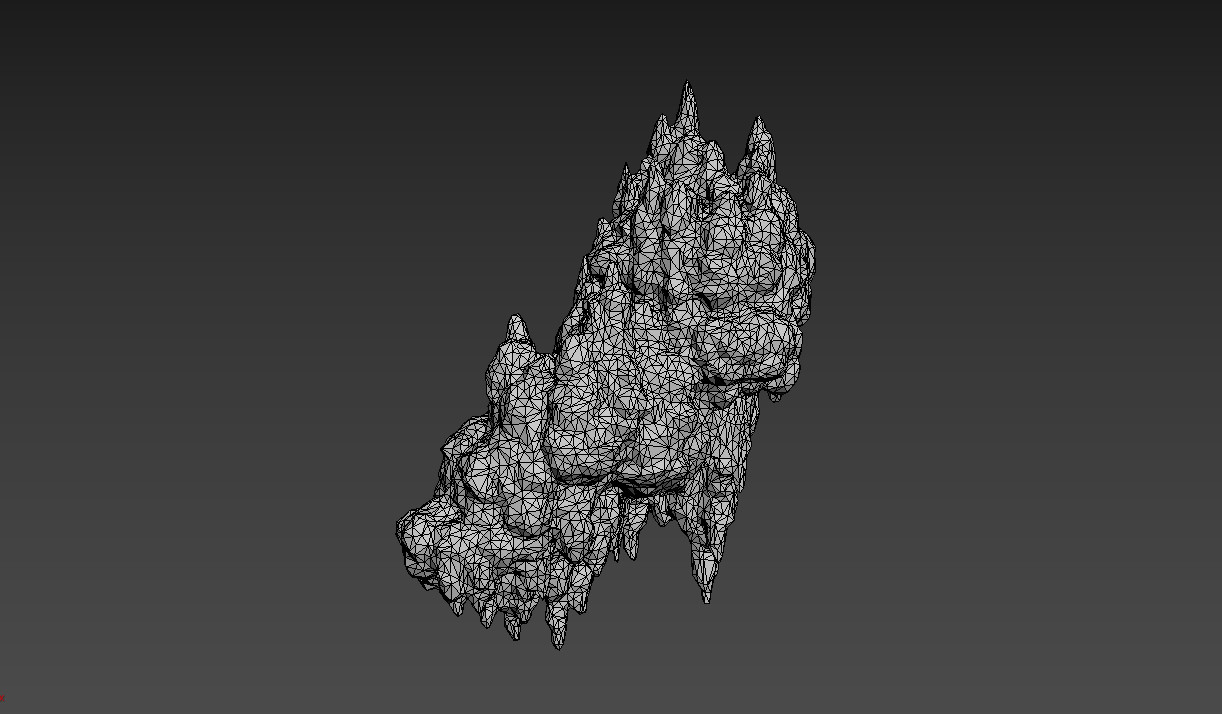 ArtStation - Low poly Yellow Stalactite Cave Rock Modular Pack 200215 ...