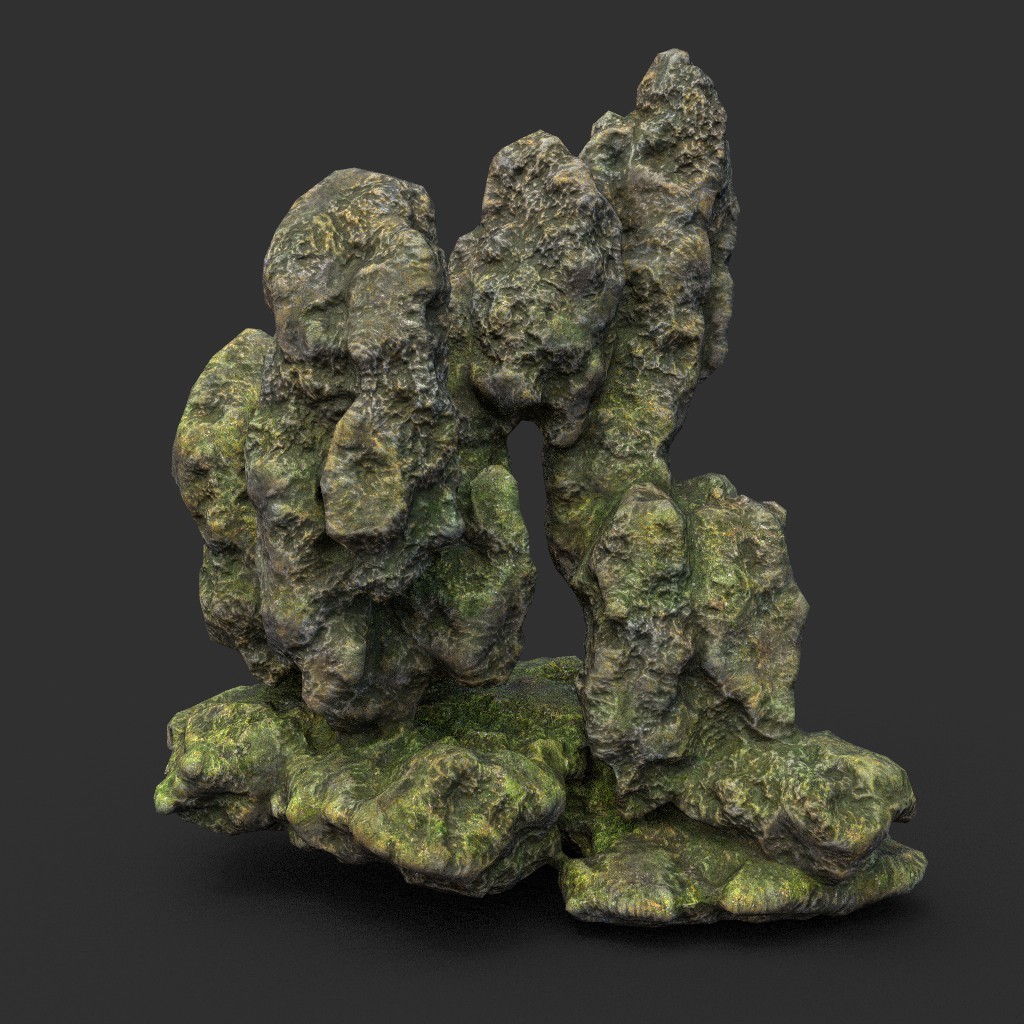 ArtStation - Low poly Fantasy Formation Rock Pack A 200213 | Game Assets