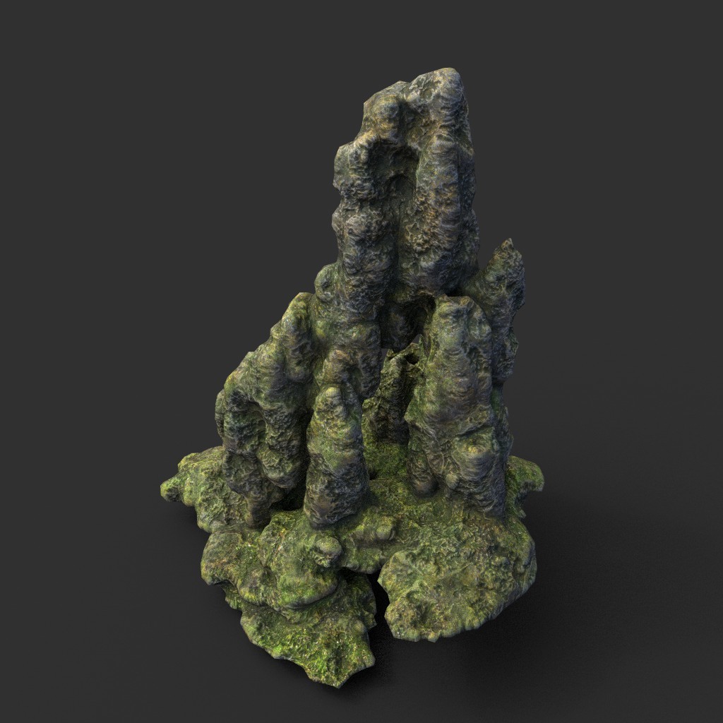 ArtStation - Low poly Fantasy Formation Rock Pack A 200213 | Game Assets