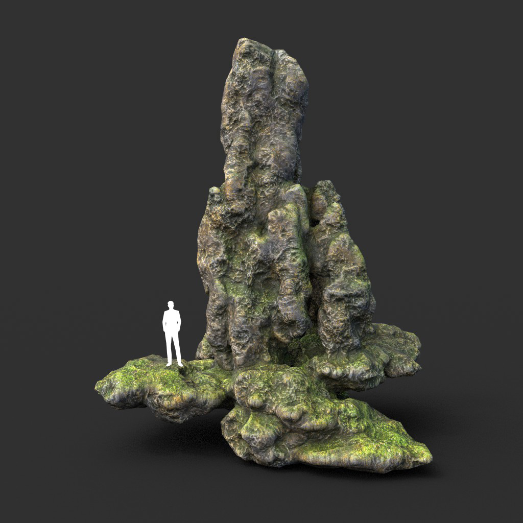 ArtStation - Low poly Fantasy Formation Rock Pack A 200213 | Game Assets