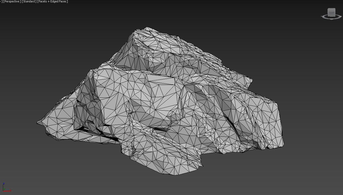 ArtStation - Low poly Brown Granite Rock Formation Pack 200207 | Game ...