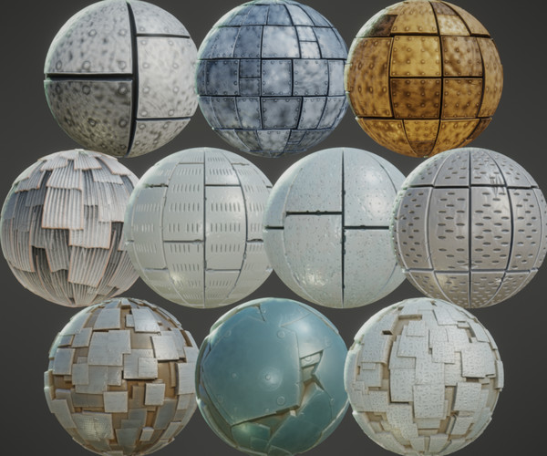 ArtStation - Stylized PBR Textures Bundle | Game Assets