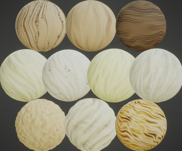 ArtStation - Stylized PBR Textures Bundle | Game Assets