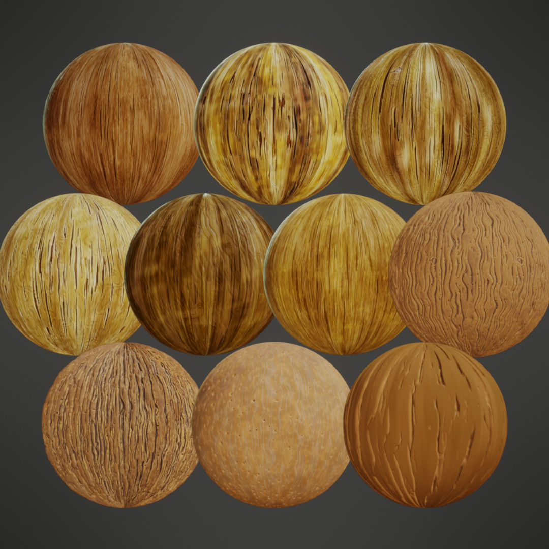 ArtStation - Stylized PBR Textures Bundle | Game Assets