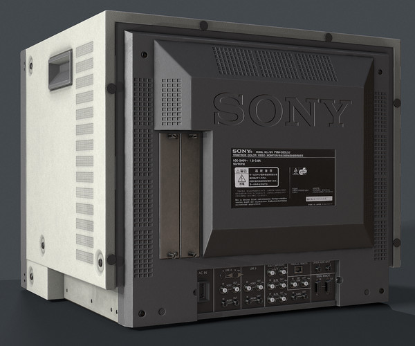 ArtStation - Sony CRT TV | Game Assets