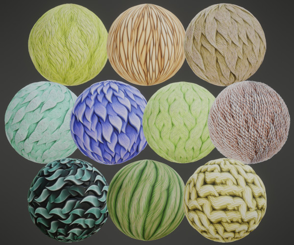 ArtStation - Stylized Fur Textures Bundle | Resources