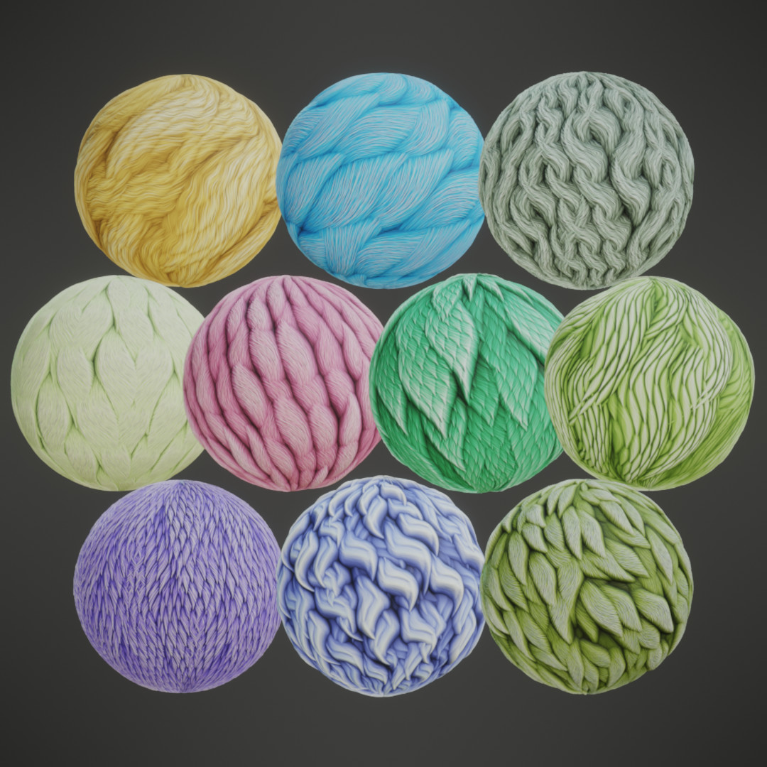 ArtStation - Stylized Fur Textures Bundle | Resources