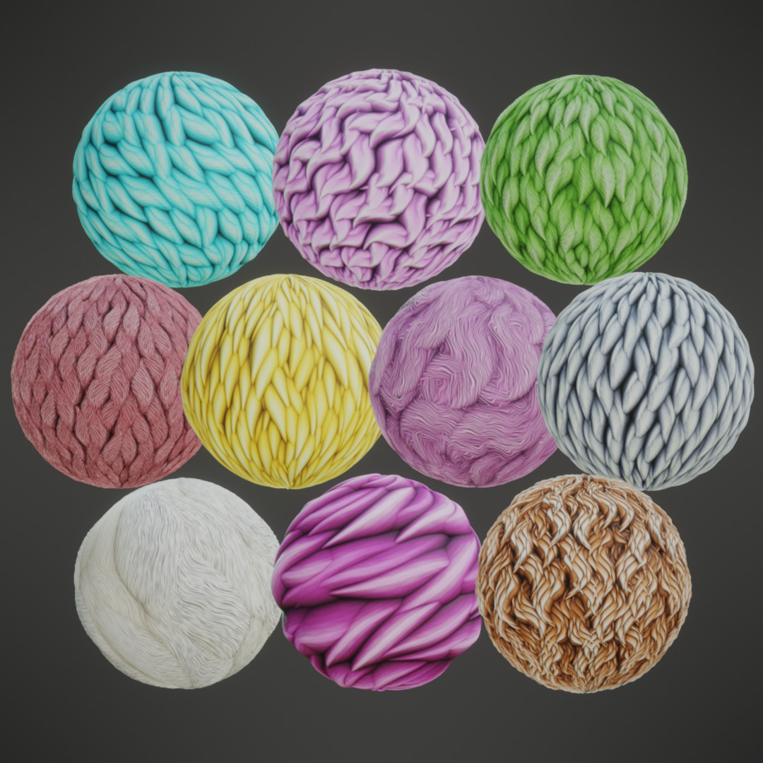 ArtStation - Stylized Fur Textures Bundle | Resources