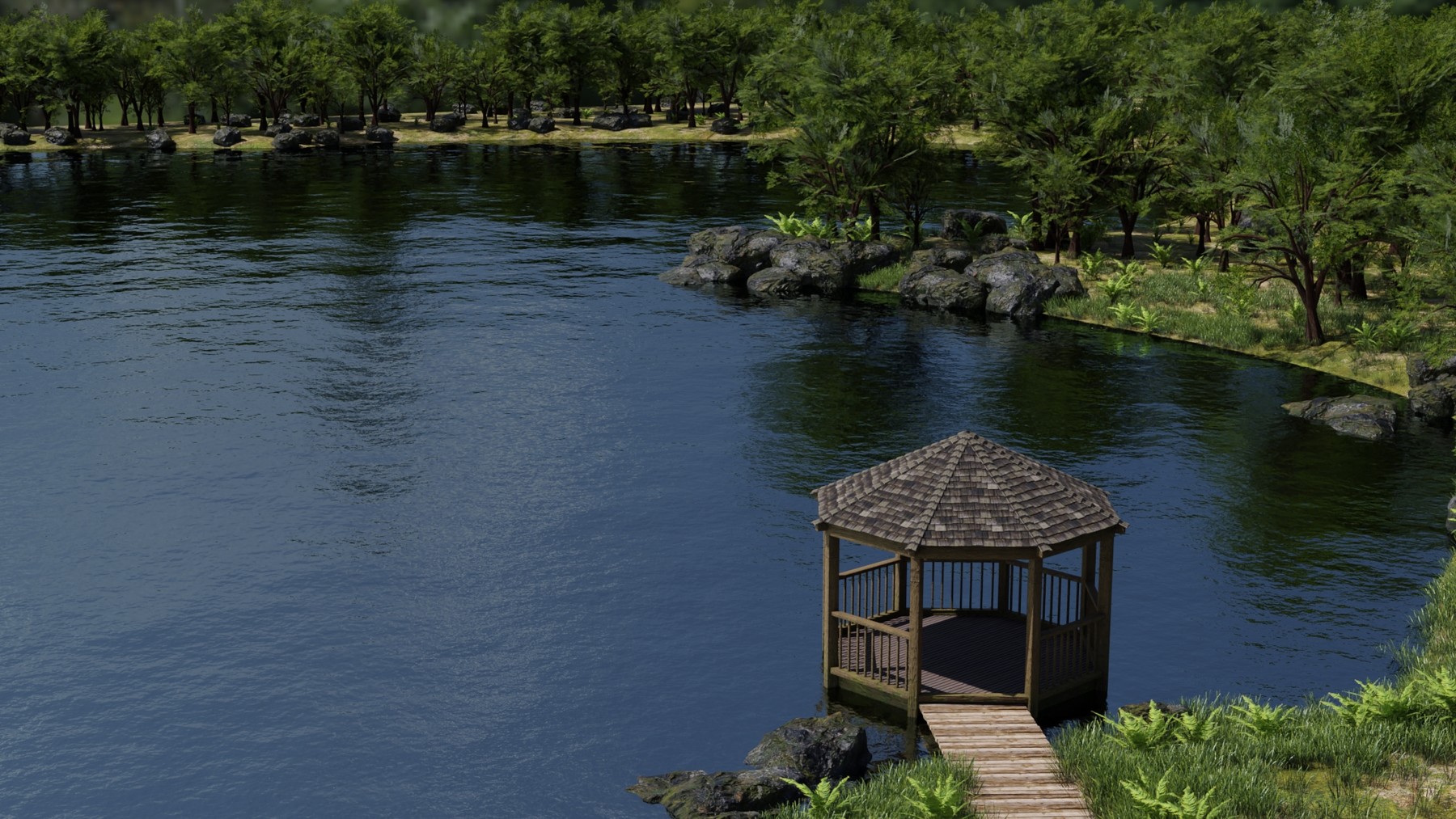 ArtStation - Gazebo Scene | Resources