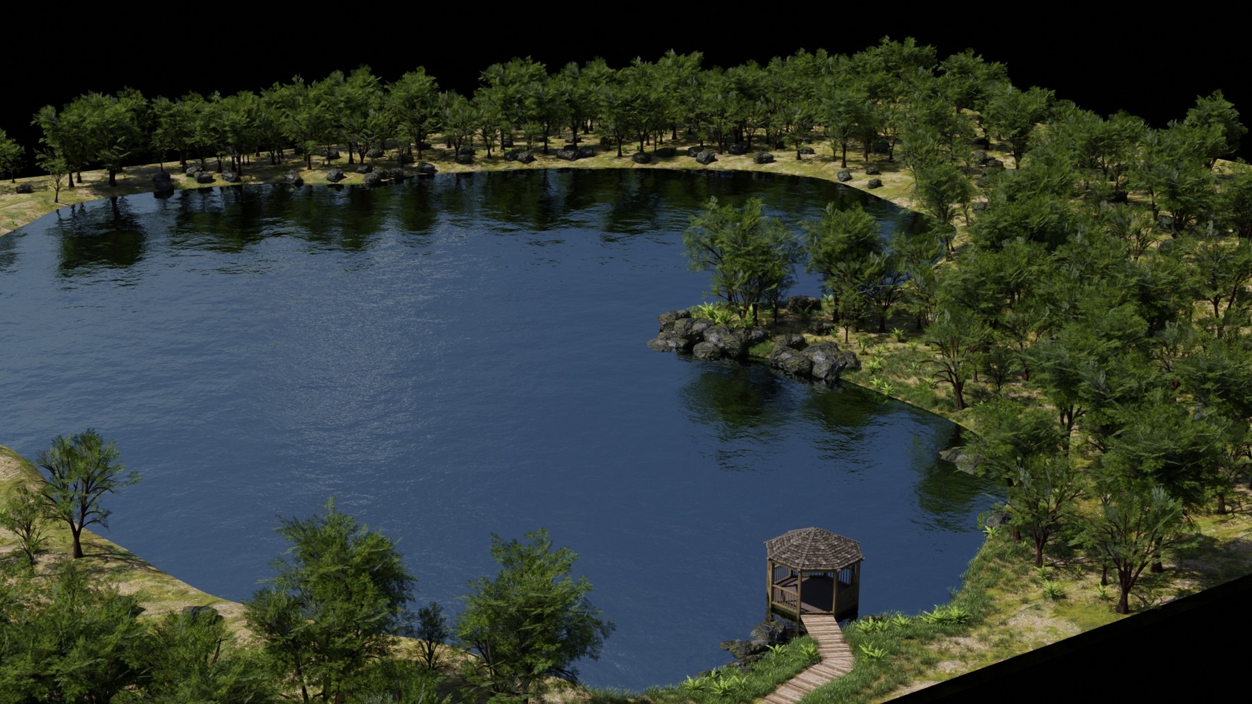 ArtStation - Gazebo Scene | Resources