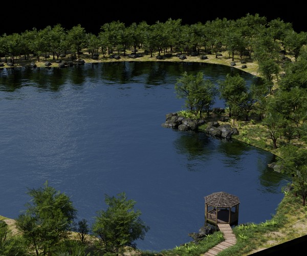 ArtStation - Gazebo Scene | Resources