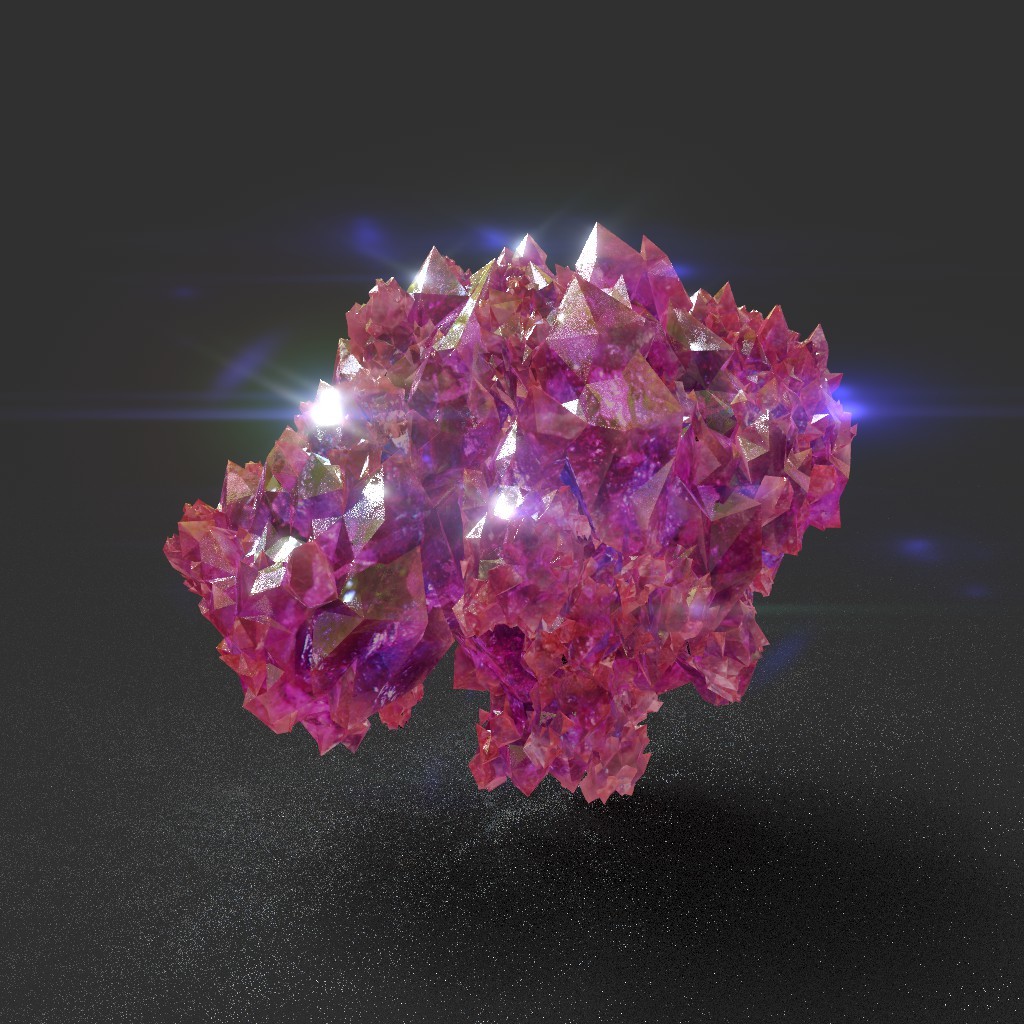 ArtStation - Low Poly Pink Crystal Gemstone Pack 200112 | Game Assets