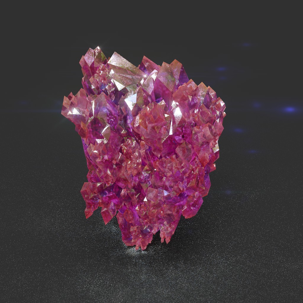 ArtStation - Low Poly Pink Crystal Gemstone Pack 200112 | Game Assets