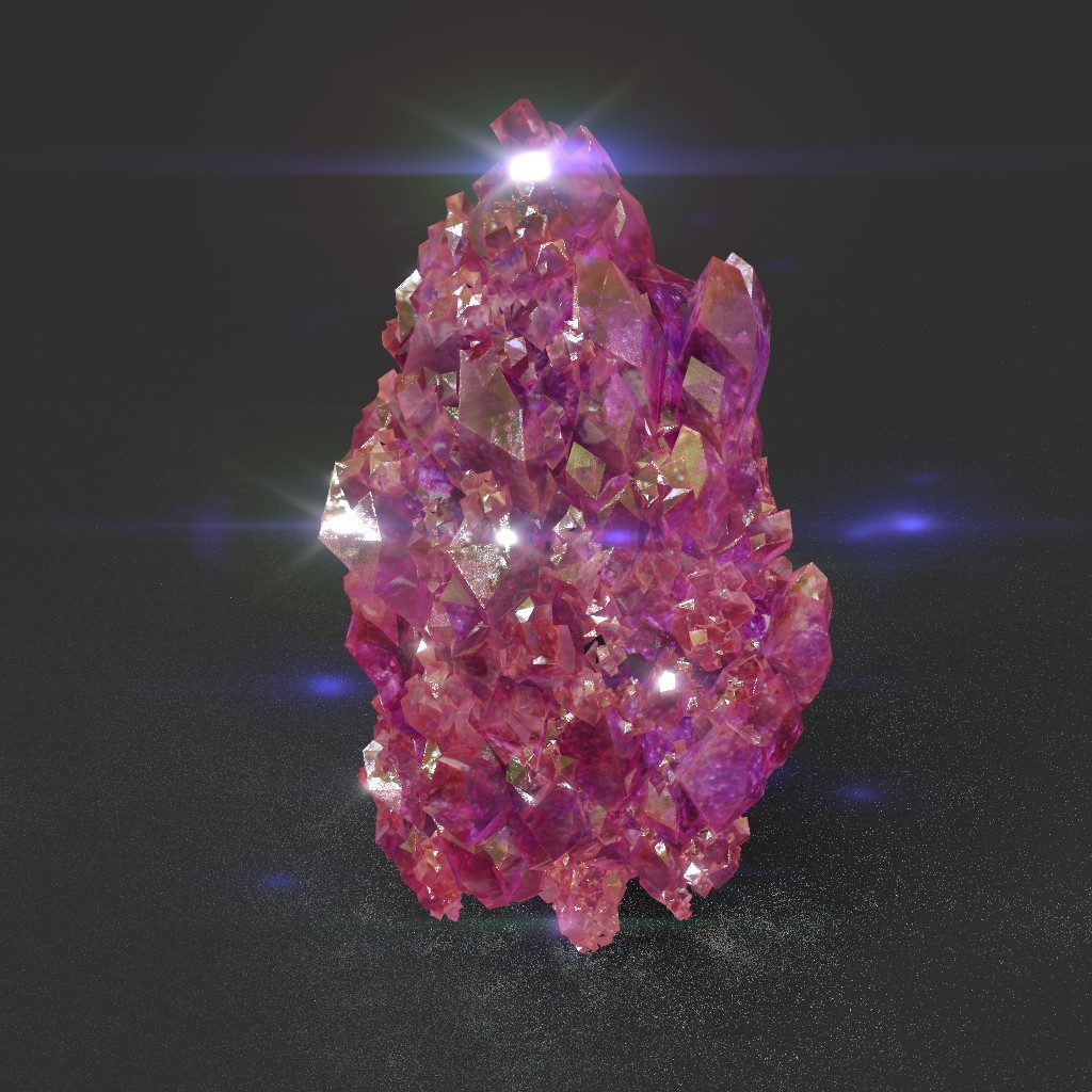 ArtStation - Low Poly Pink Crystal Gemstone Pack 200112 | Game Assets