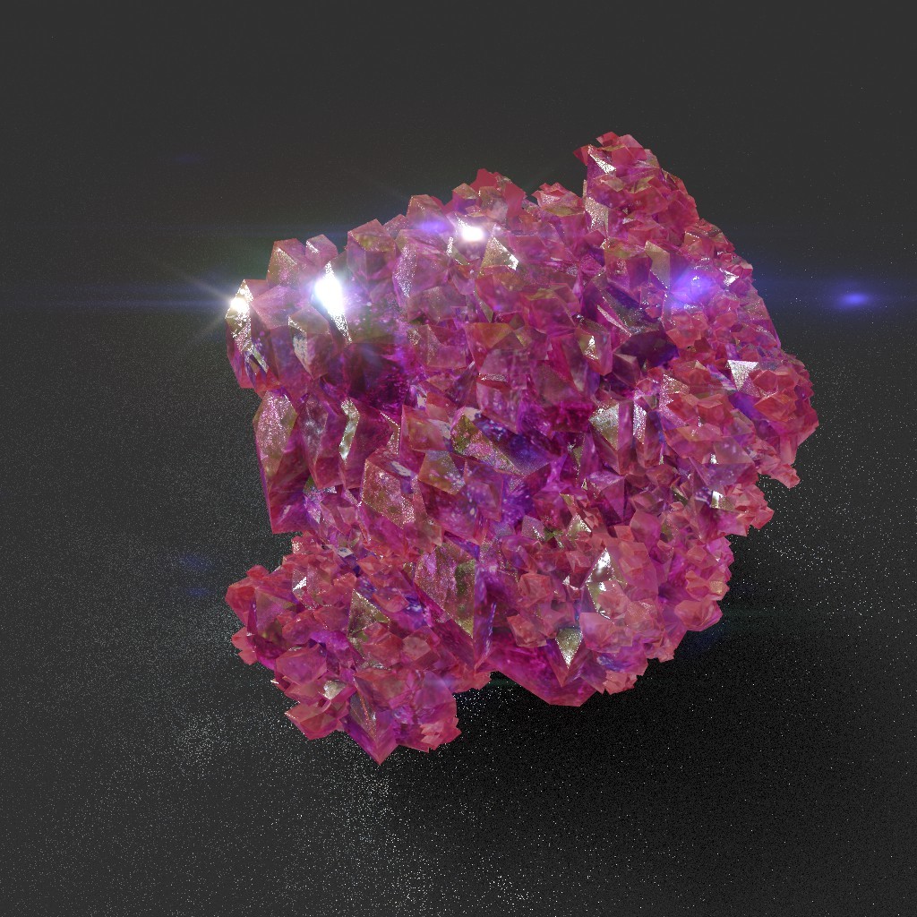ArtStation - Low Poly Pink Crystal Gemstone Pack 200112 | Game Assets