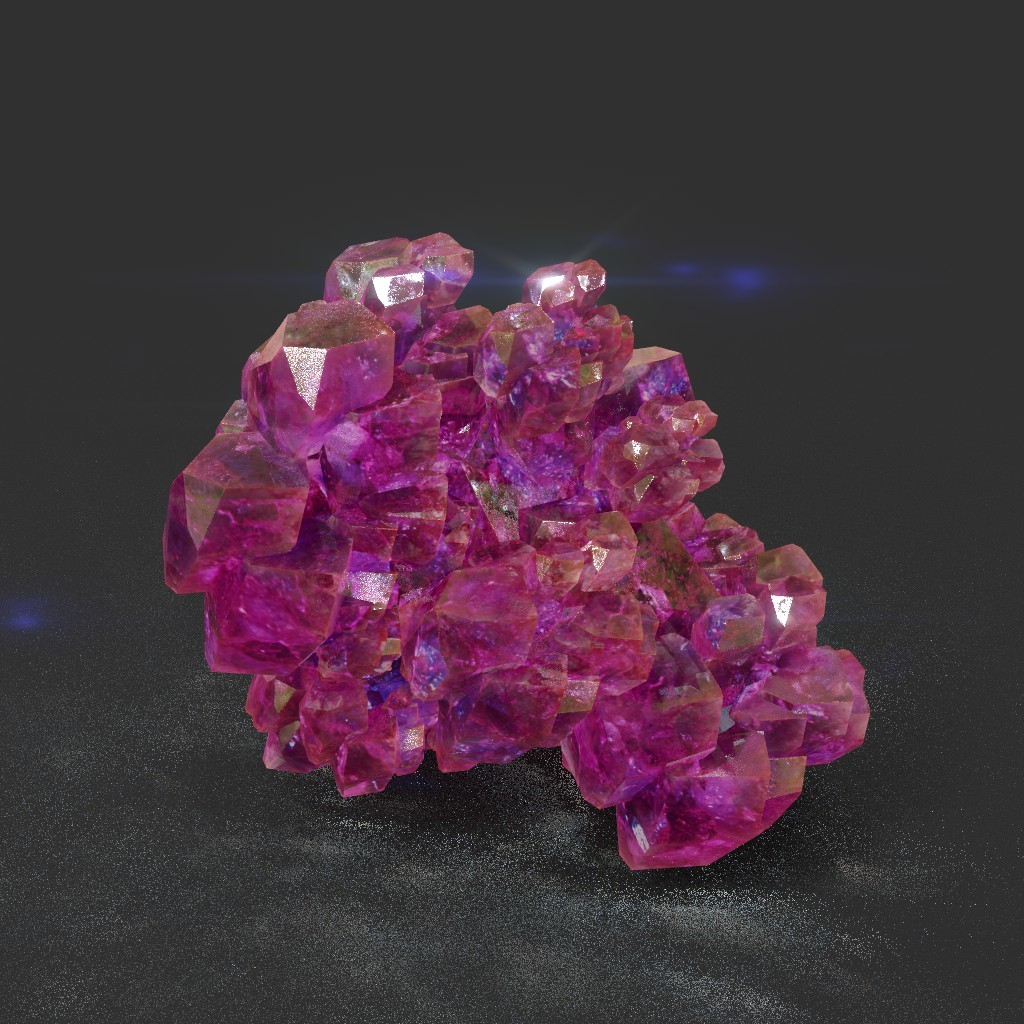 ArtStation - Low Poly Pink Crystal Gemstone Pack 200112 | Game Assets