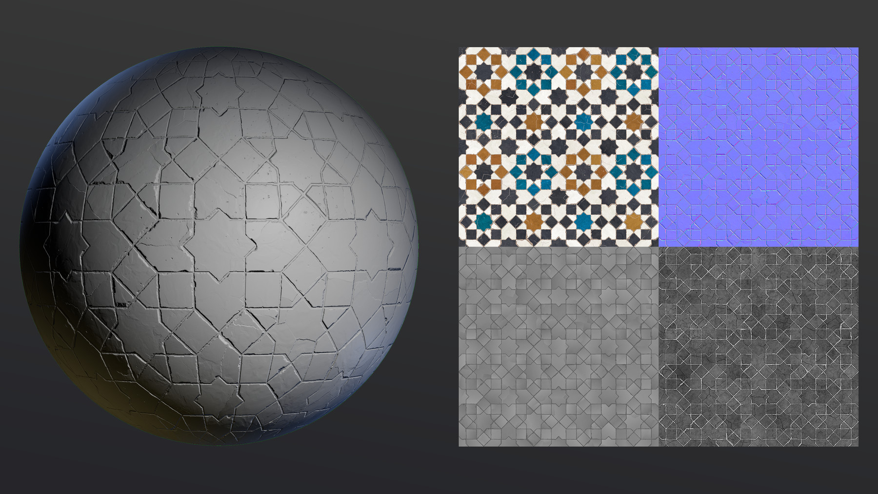 ArtStation - Moroccan Tiles Pack | Resources