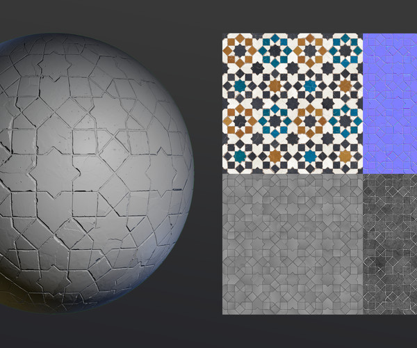 ArtStation - Moroccan Tiles Pack | Resources