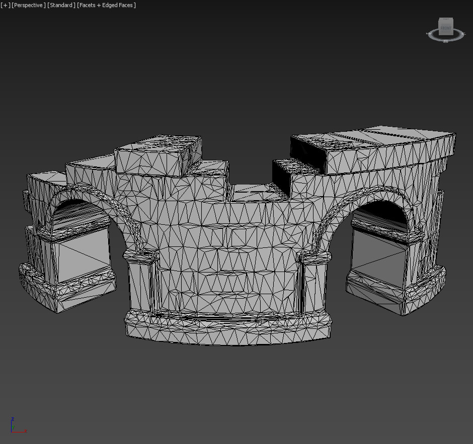 ArtStation - Low poly Ancient Roman Ruin Construction Pack 02 - Frozen ...