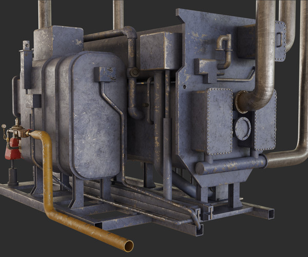ArtStation - Absorption Chiller & Pressure Tank | Resources