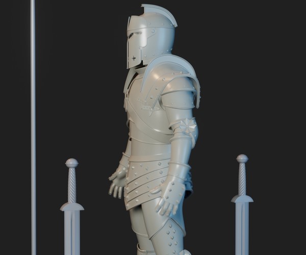 ArtStation - Knight 04 for 3D printing | Resources
