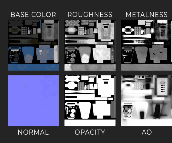 ArtStation - Stylised Payphone | Game Assets
