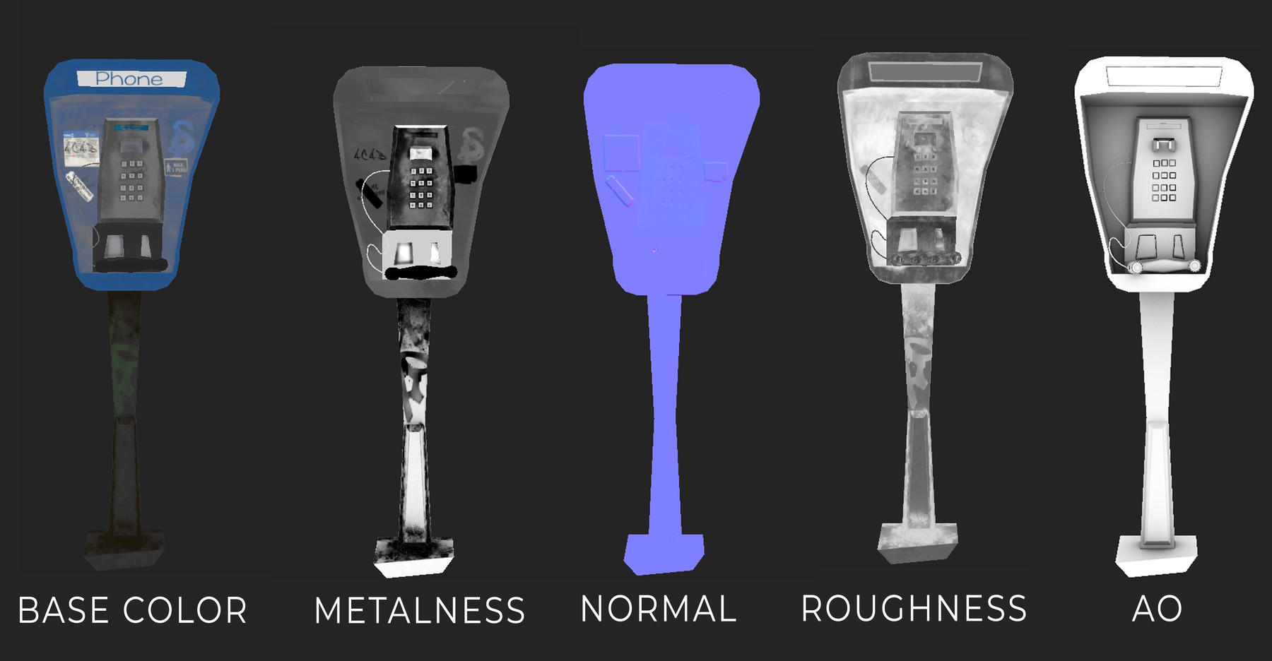 ArtStation - Stylised Payphone | Game Assets