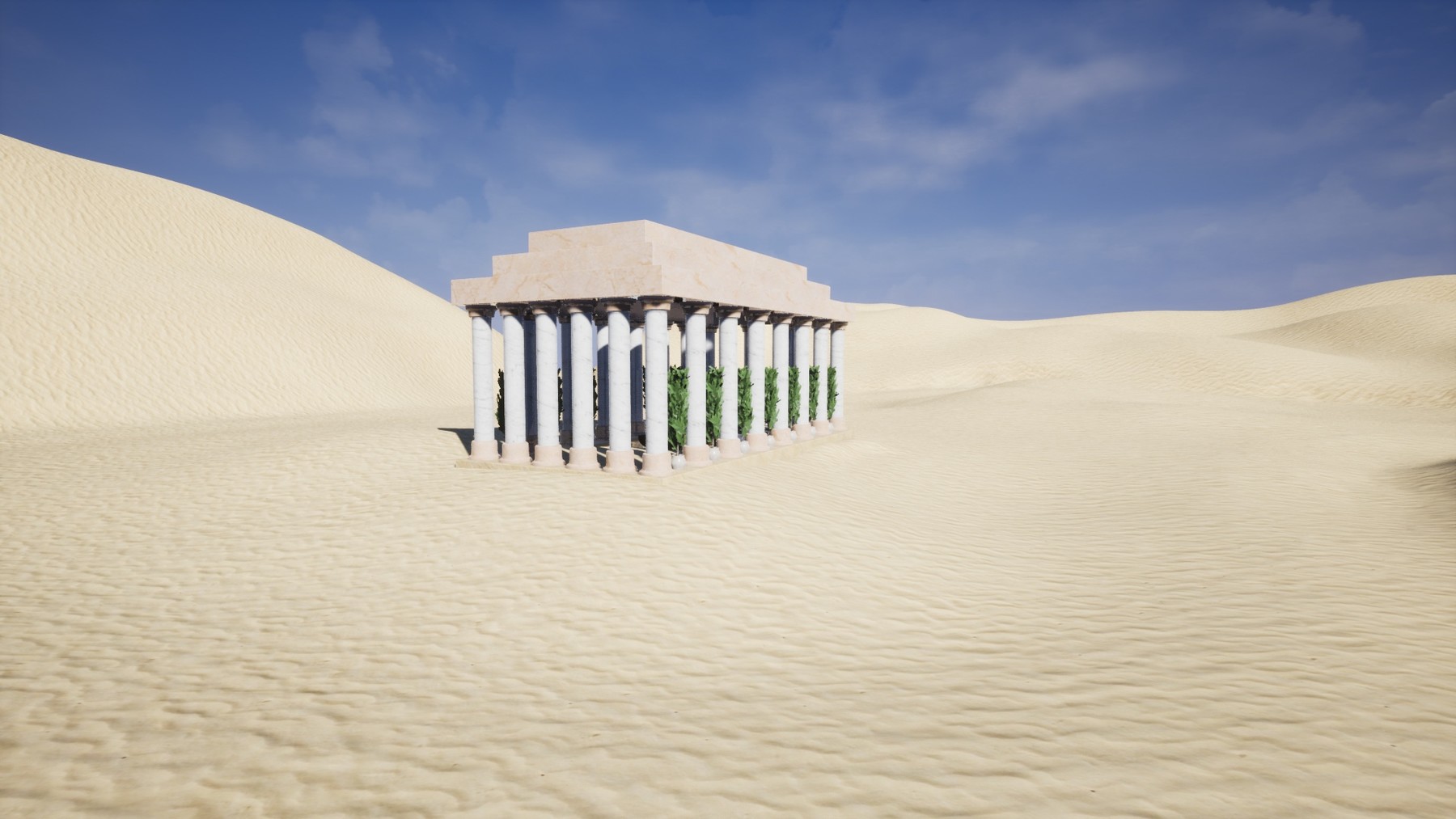 ArtStation - a building in the desert | Game Assets