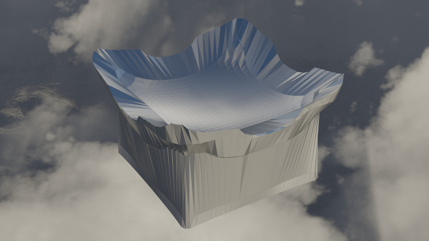 ArtStation - Silver Futuristic Cubic Autel | Game Assets