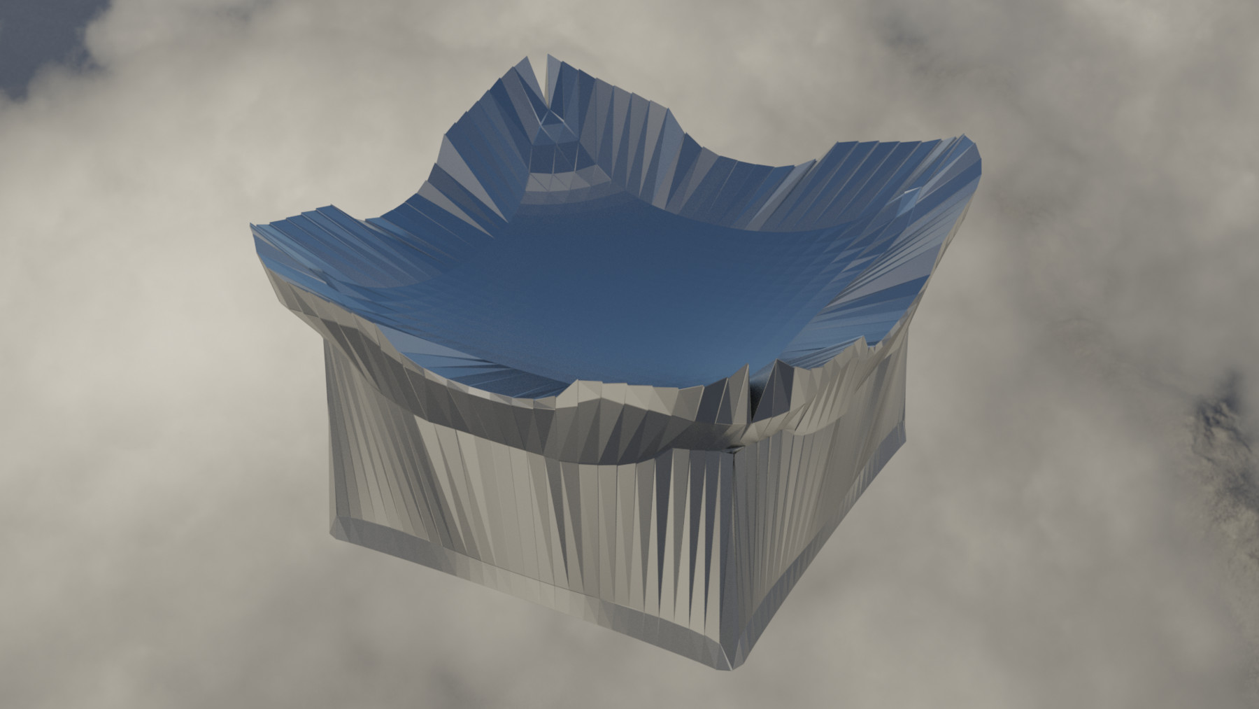 ArtStation - Silver Futuristic Cubic Autel | Game Assets