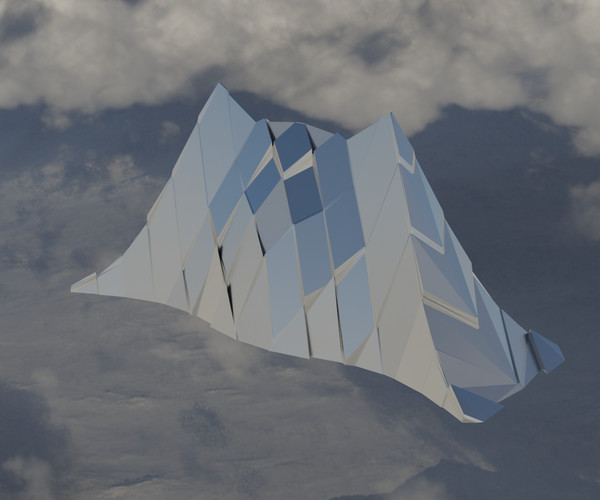 ArtStation - Silver Peak Structure Wall | Game Assets