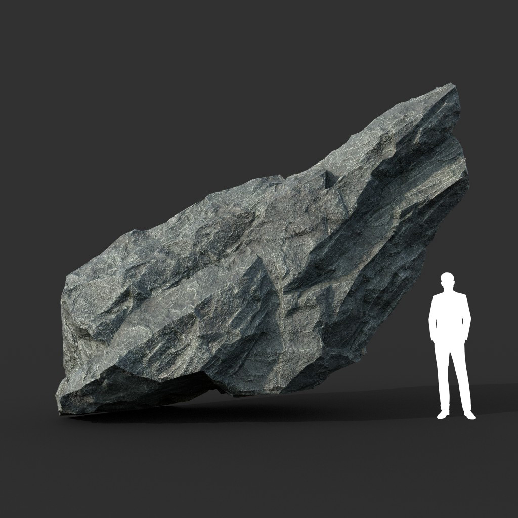 ArtStation - Sharp Rock Formation Pack A 191226 - Black | Game Assets
