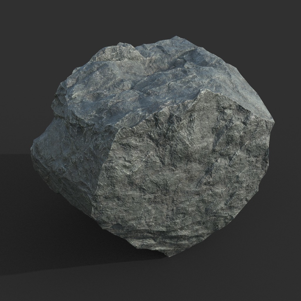ArtStation - Sharp Rock Formation Pack A 191226 - Black | Game Assets