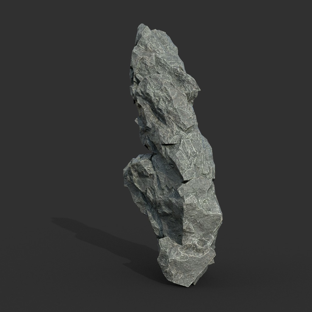 ArtStation - Sharp Rock Formation Pack A 191226 - Black | Game Assets