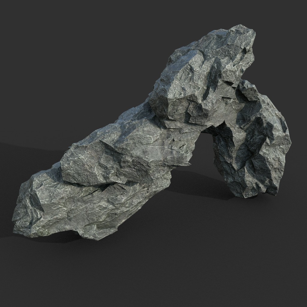 ArtStation - Sharp Rock Formation Pack A 191226 - Black | Game Assets