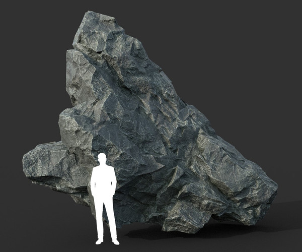 ArtStation - Sharp Rock Formation Pack A 191226 - Black | Game Assets