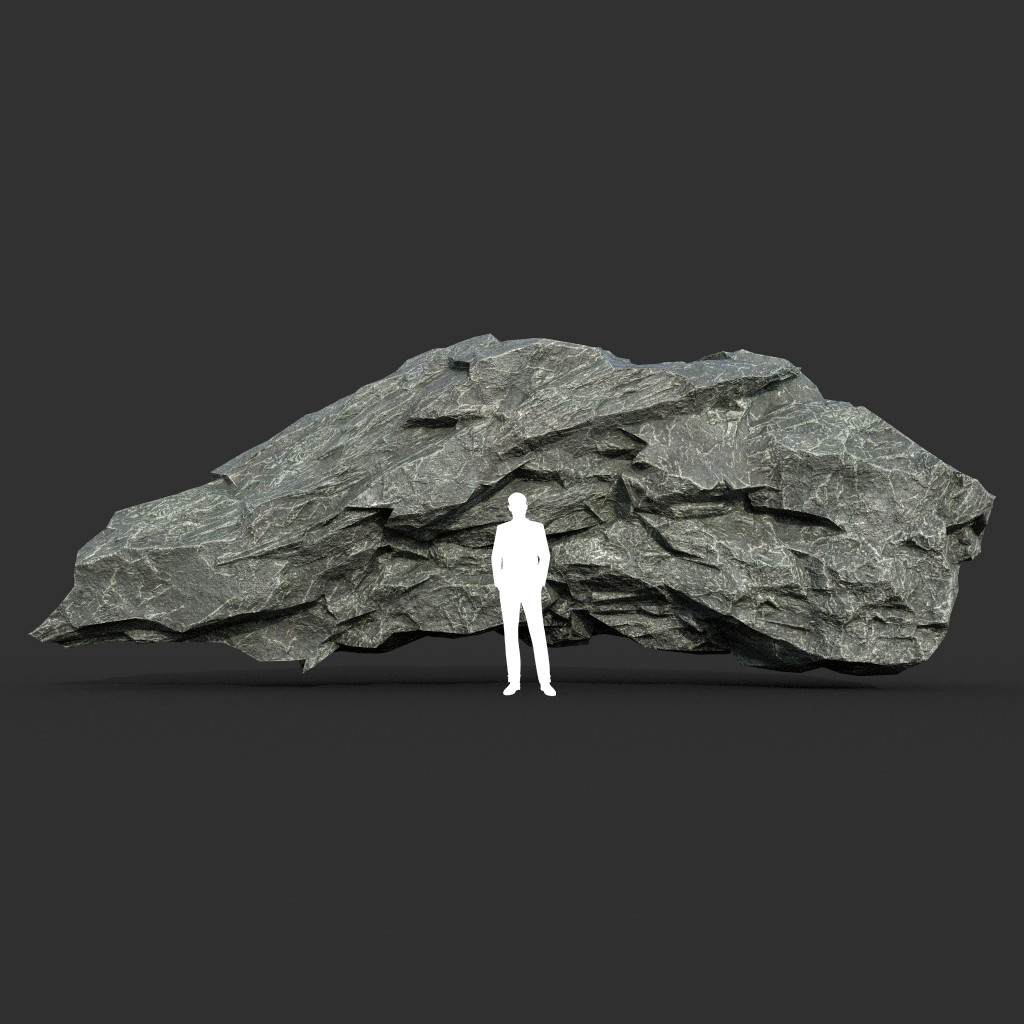 ArtStation - Sharp Rock Formation Pack A 191226 - Black | Game Assets