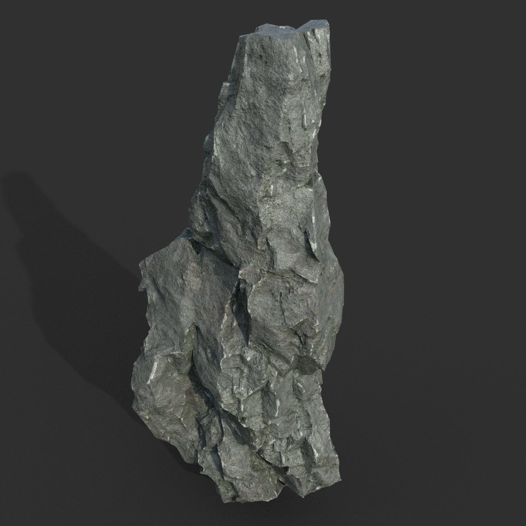 ArtStation - Sharp Rock Formation Pack A 191226 - Black | Game Assets