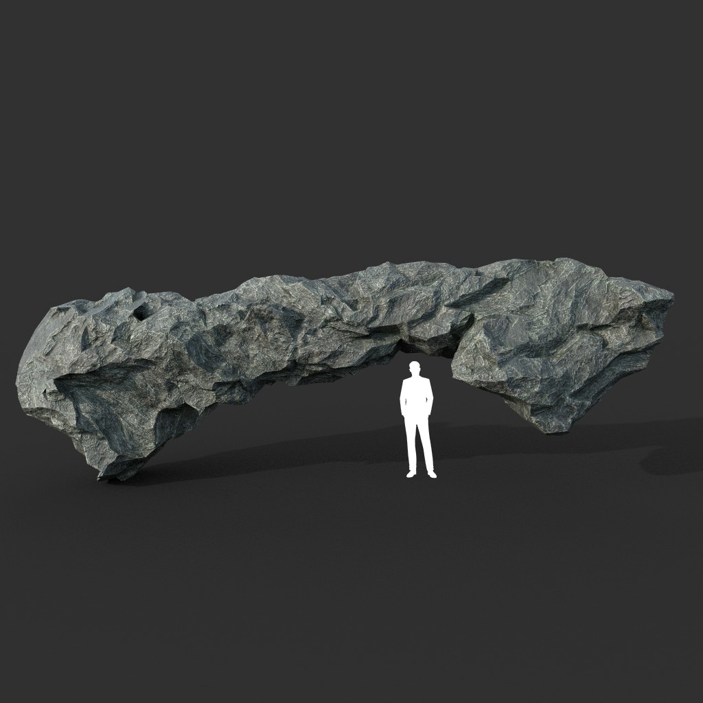 ArtStation - Sharp Rock Formation Pack A 191226 - Black | Game Assets