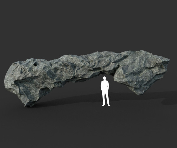 ArtStation - Sharp Rock Formation Pack A 191226 - Black | Game Assets