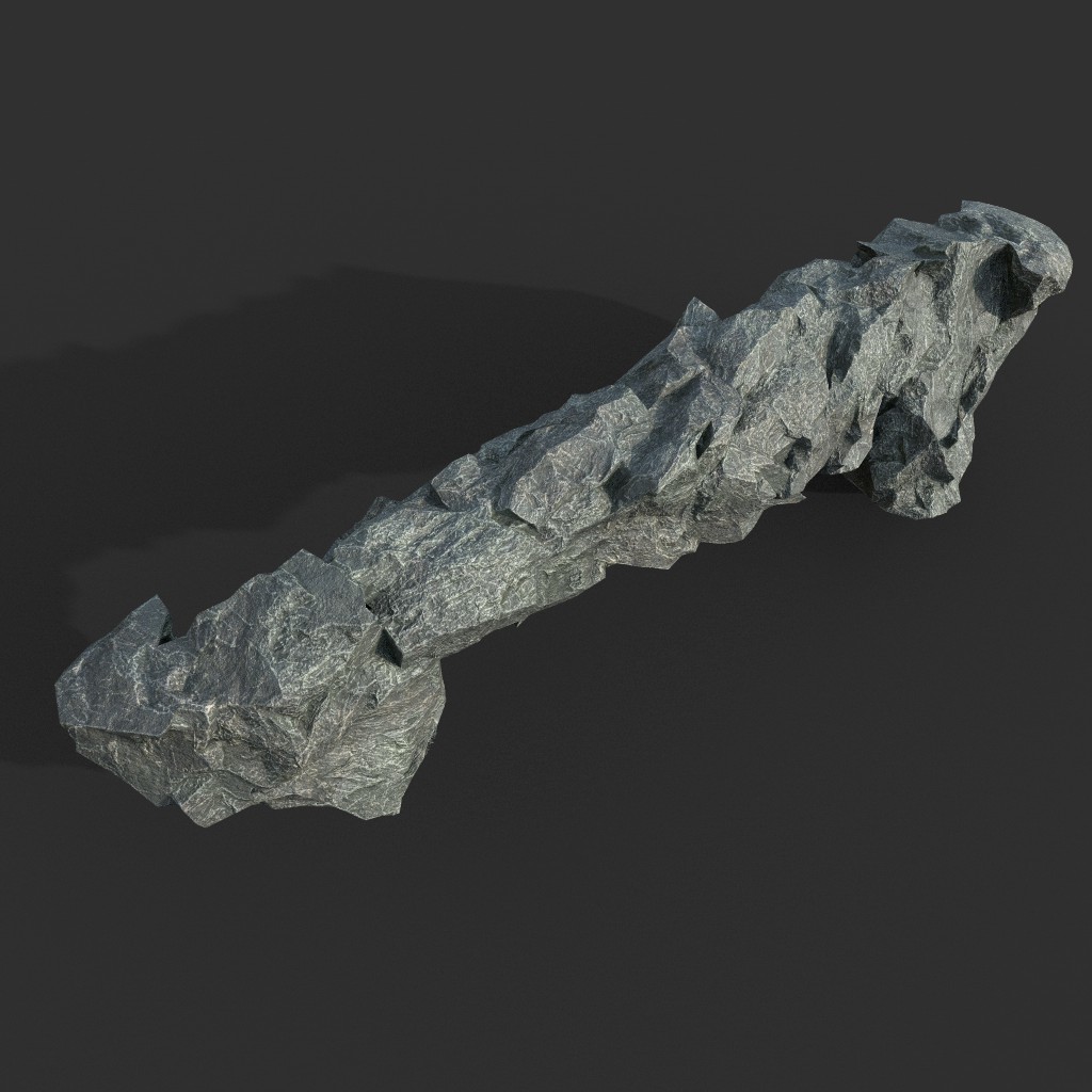 ArtStation - Sharp Rock Formation Pack A 191226 - Black | Game Assets