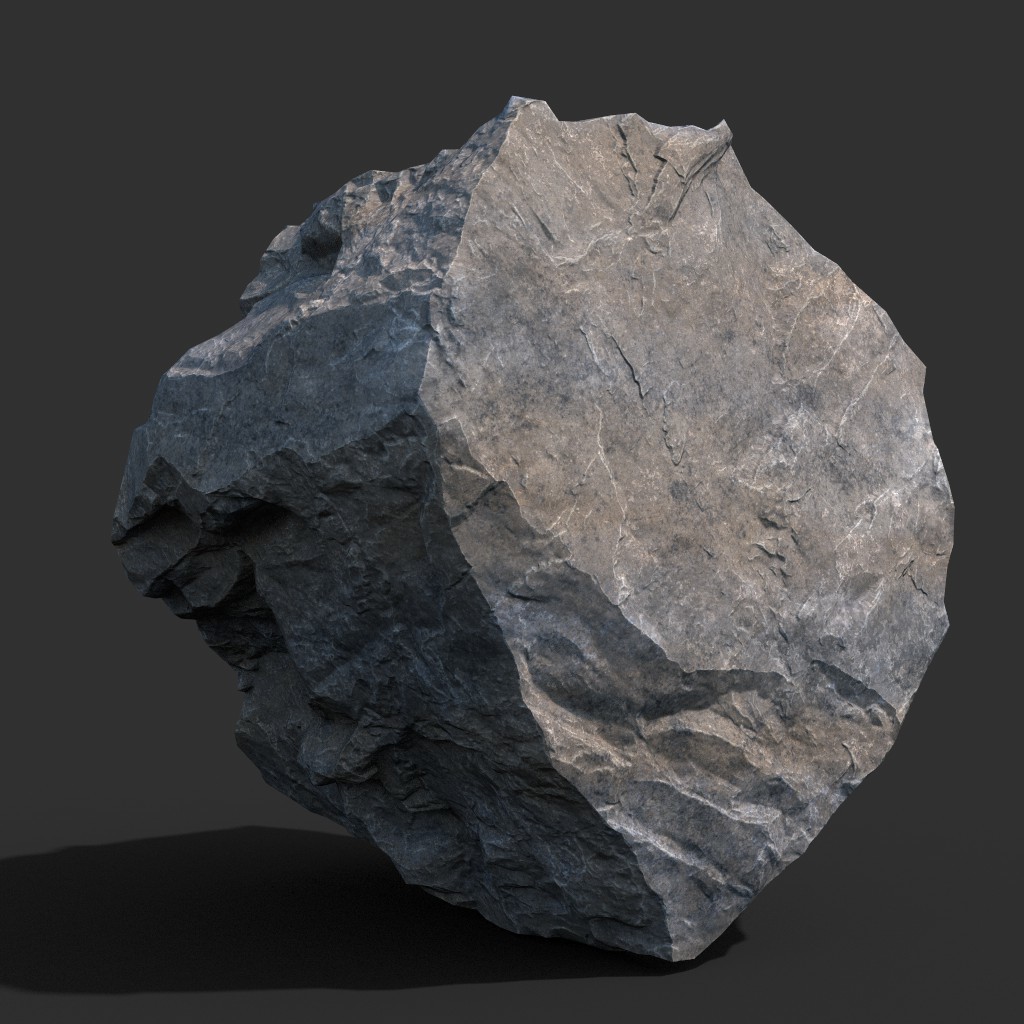 ArtStation - Gray Rock Formation Pack B 191227 - Gray | Resources