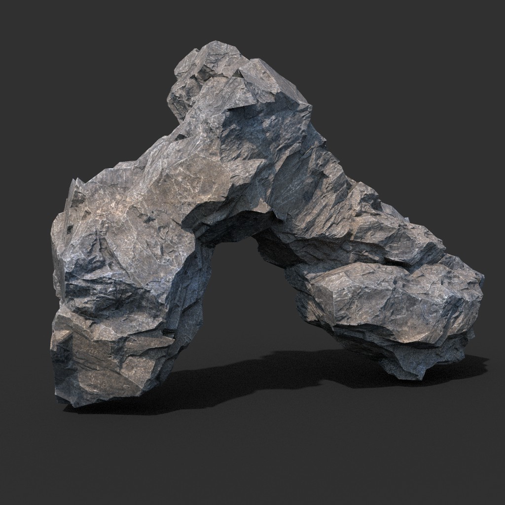 ArtStation - Gray Rock Formation Pack B 191227 - Gray | Resources