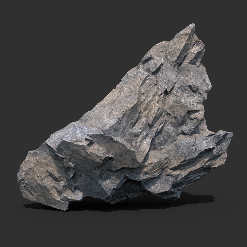 ArtStation - Gray Rock Formation Pack B 191227 - Gray | Resources