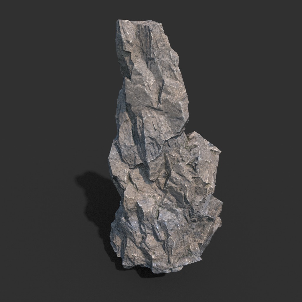 ArtStation - Gray Rock Formation Pack B 191227 - Gray | Resources