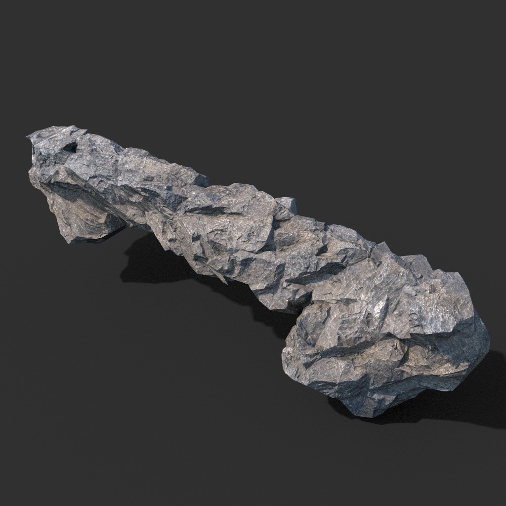 ArtStation - Gray Rock Formation Pack B 191227 - Gray | Resources
